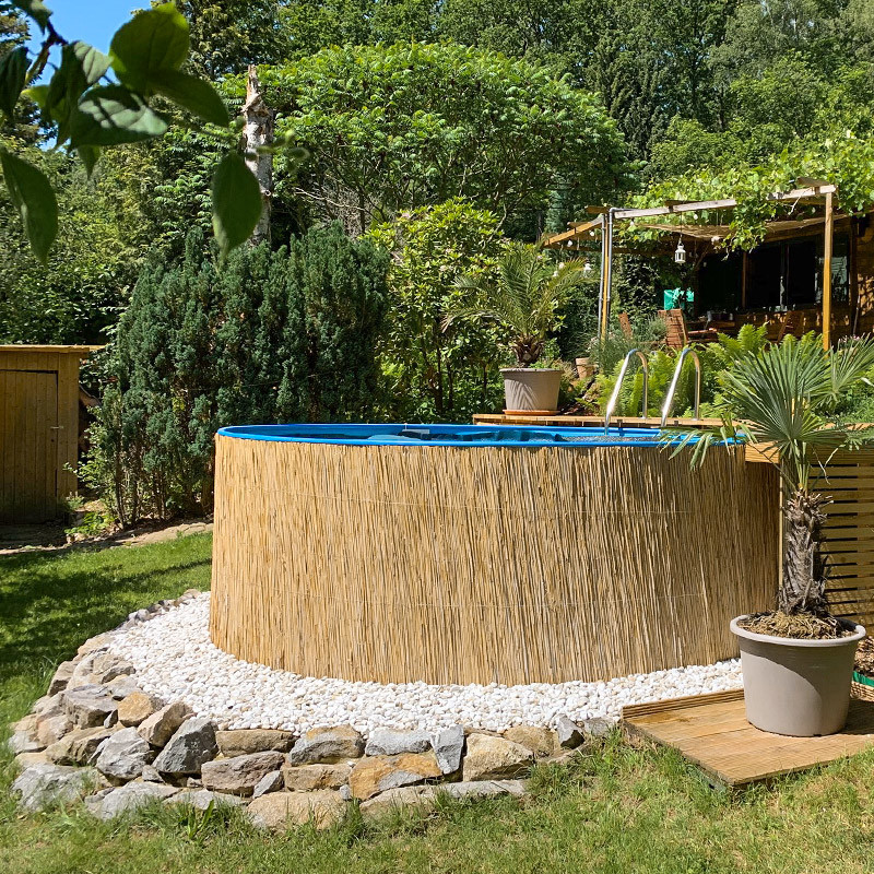 Hat verloren Draußen Auch poolgestaltung aufstellpool Rand Schüler Hexe