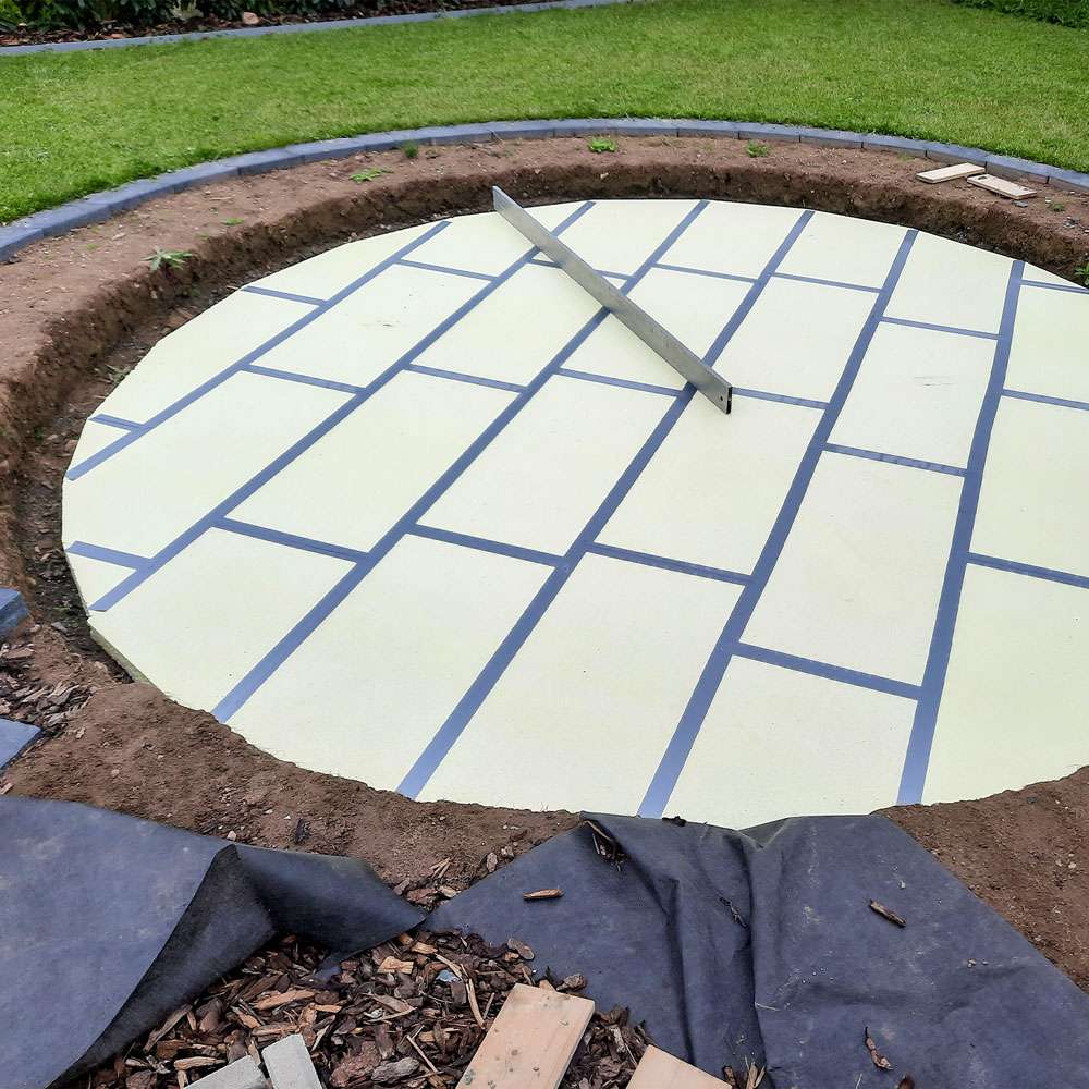 Pool Untergrund Platten